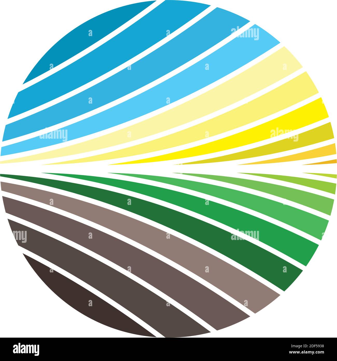 Field landscape Stock Vector Images - Alamy