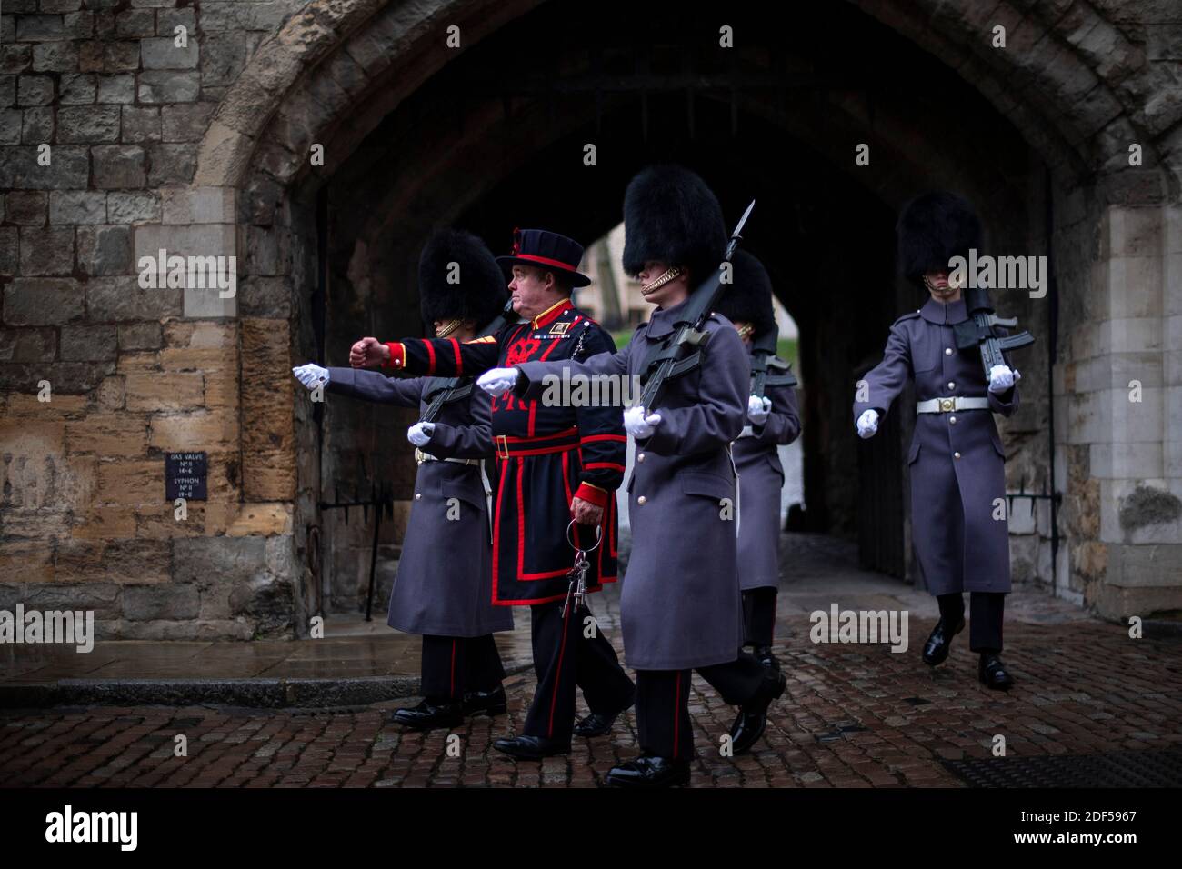 Incoming Yeoman Gaoler Rob Fuller takes part in the Ceremony of the ...