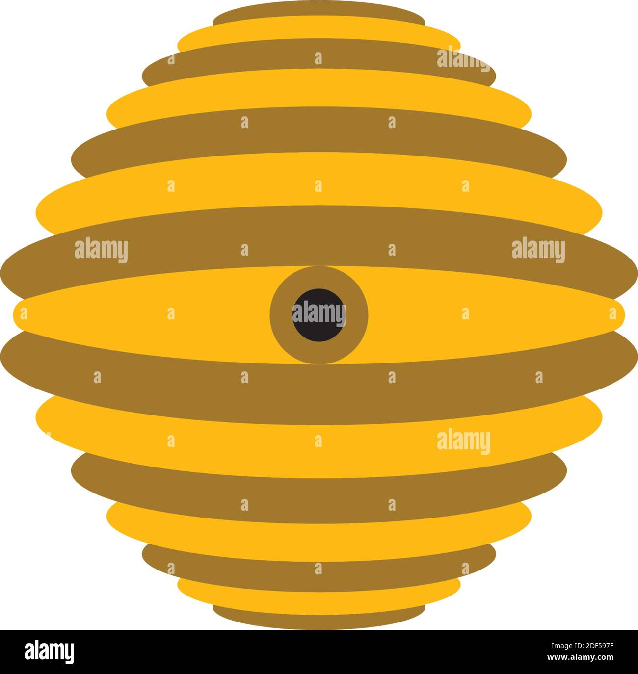 bee nest vector logo icon illustration design Stock Vector Image & Art ...