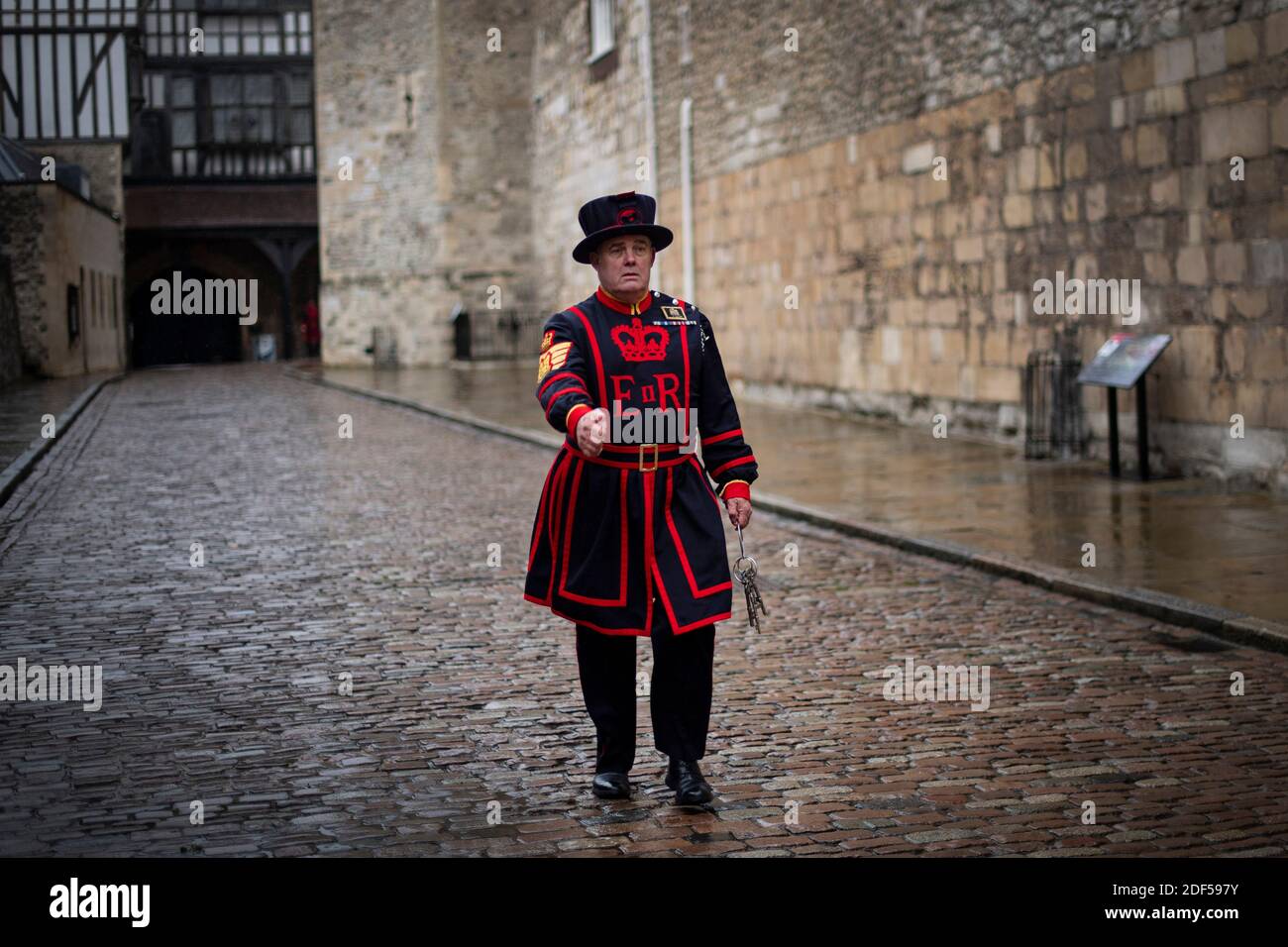 Incoming Yeoman Gaoler Rob Fuller takes part in the Ceremony of the ...