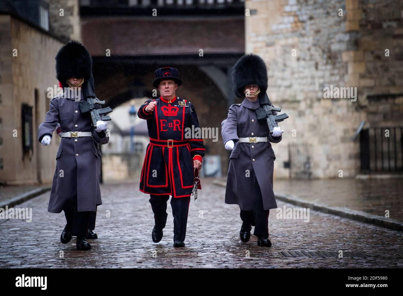 Incoming Yeoman Gaoler Rob Fuller takes part in the Ceremony of the ...