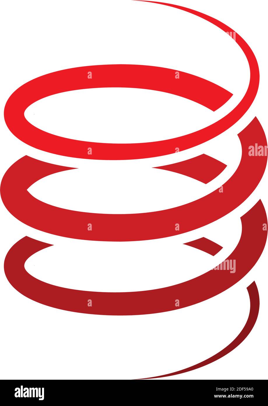 coil metal steel spring logo icon design Stock Vector Image & Art - Alamy