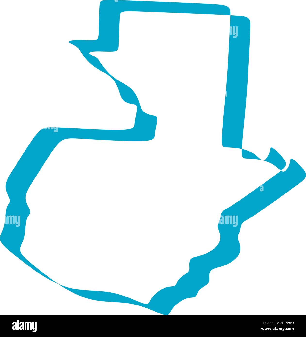 guatemala map icon vector sign design Stock Vector Image & Art - Alamy