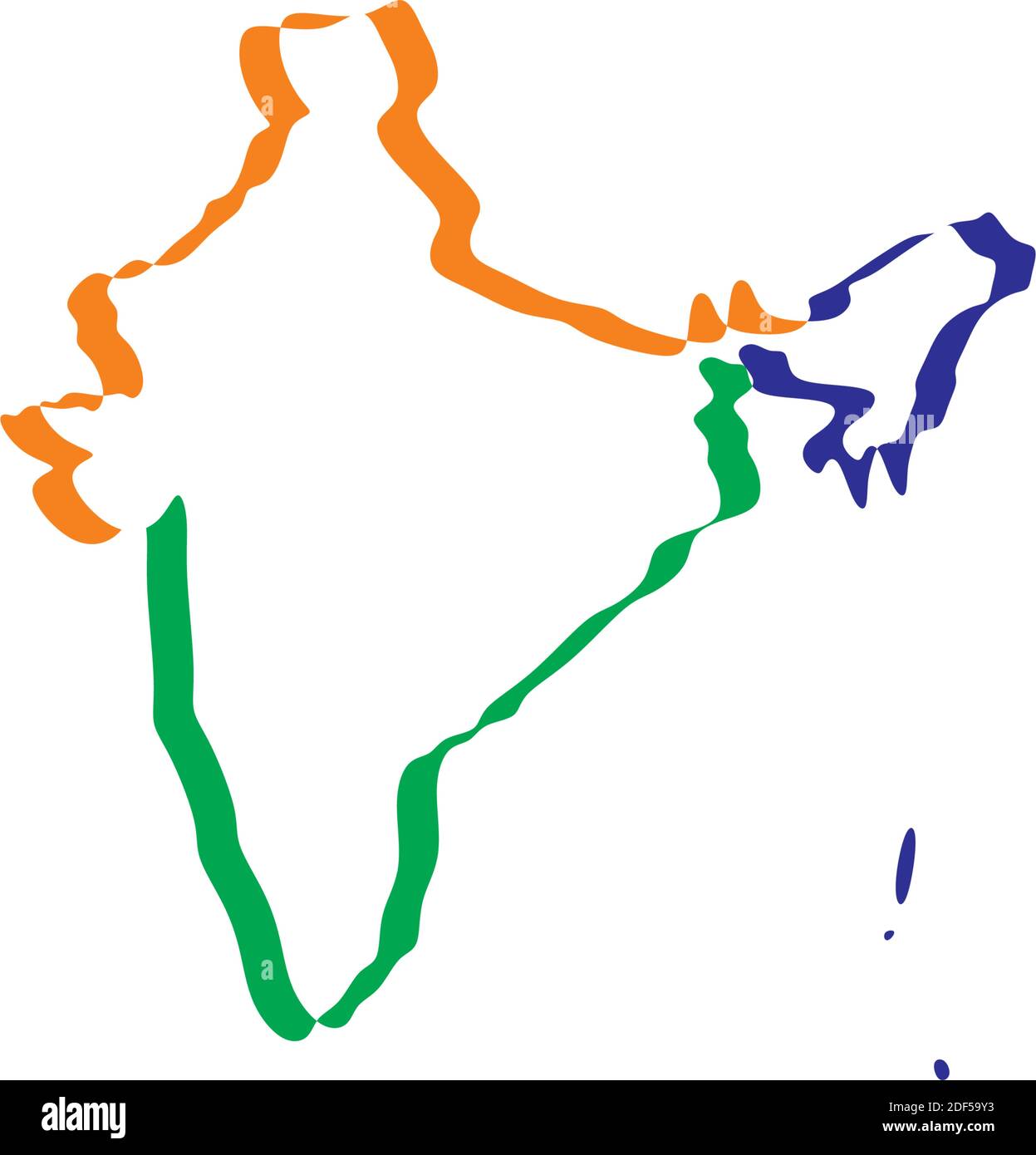 india map icon vector symbol Stock Vector Image & Art - Alamy