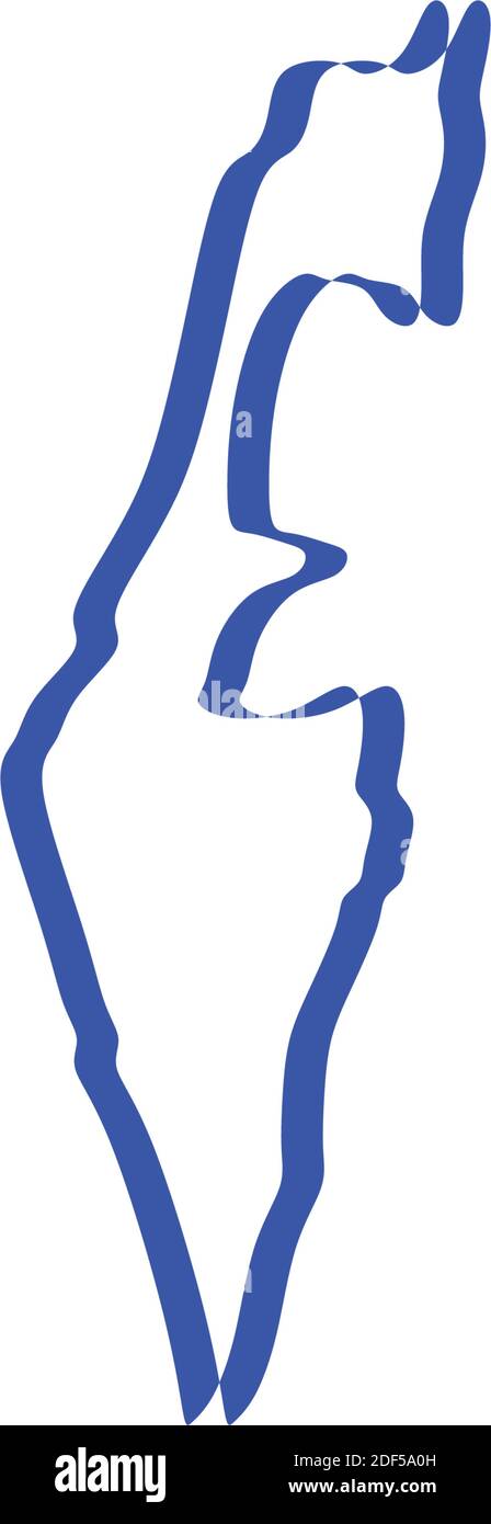 Israel map Stock Vector Images - Alamy