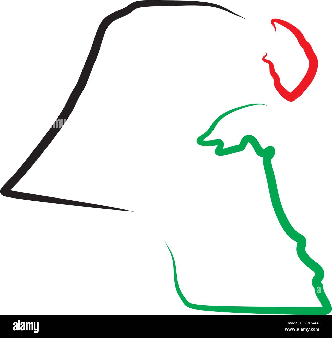 kuwait map logo icon vector symbol Stock Vector Image & Art - Alamy