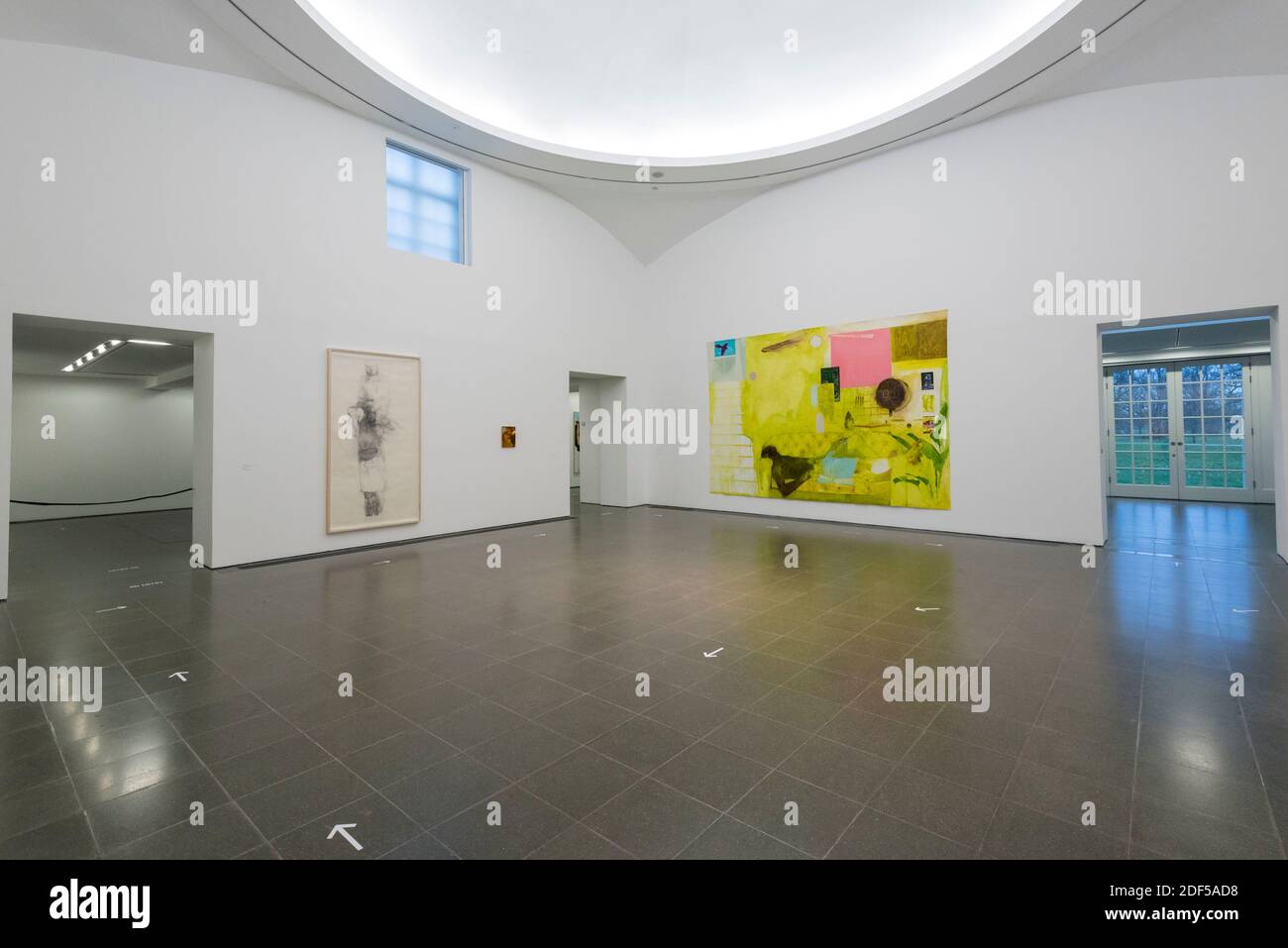 London, UK. 3 December 2020. General view with (R) "Blessed Are Those ...