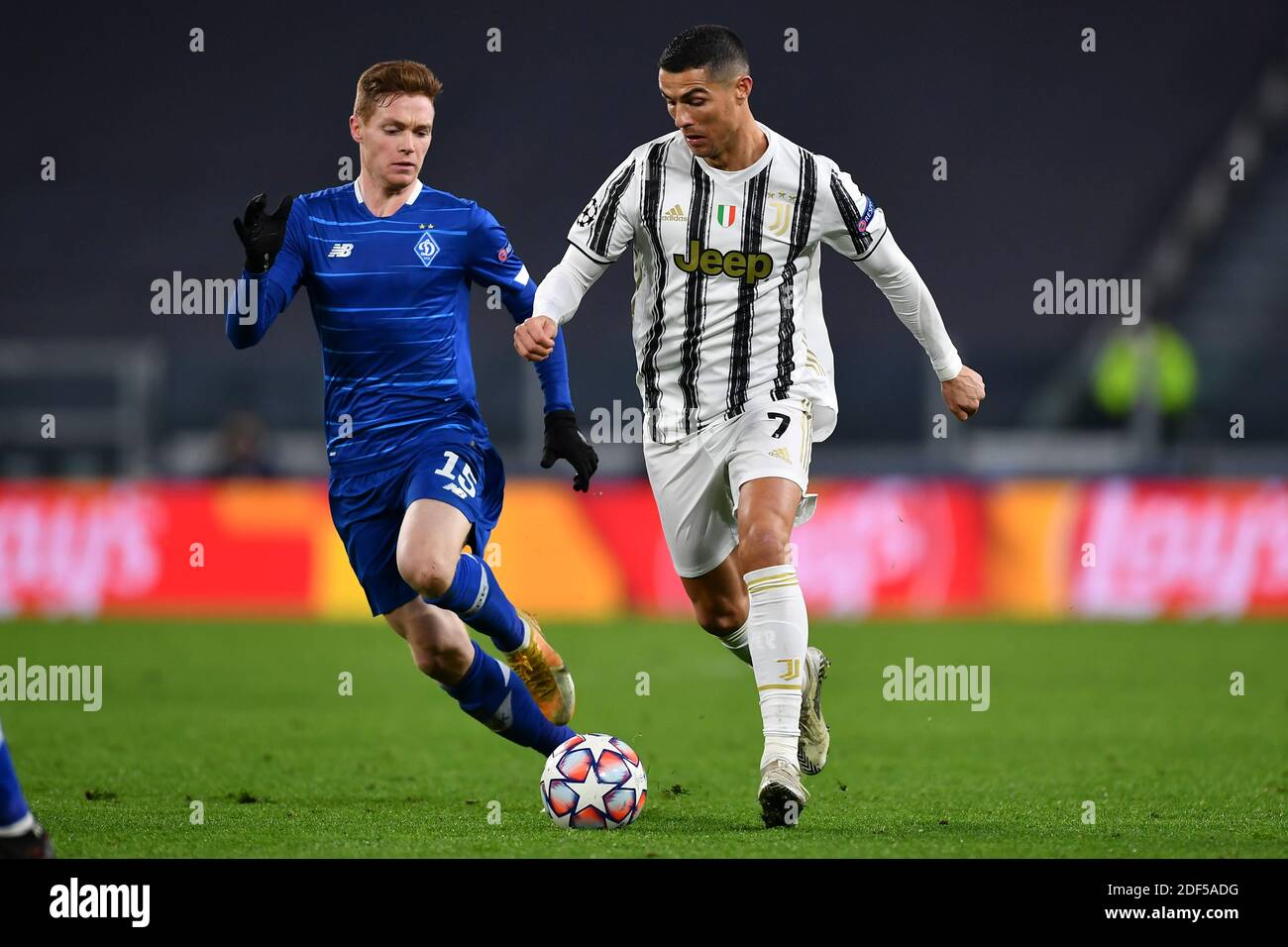 Turin, Italy. 2nd Dec 2020. Cristiano Ronaldo dos Santos Aveiro (Juventus) Viktor Cyhankov ...
