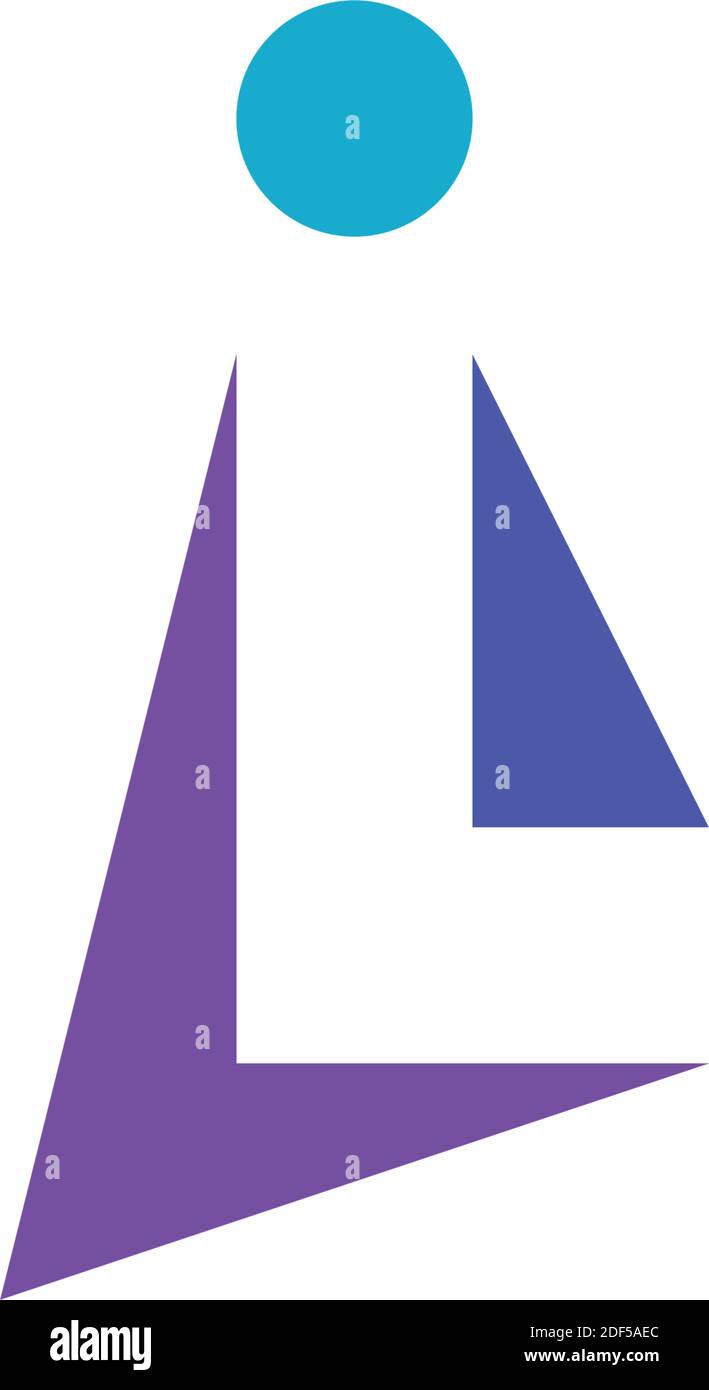 l logo letter symbol icon design Stock Vector Image & Art - Alamy