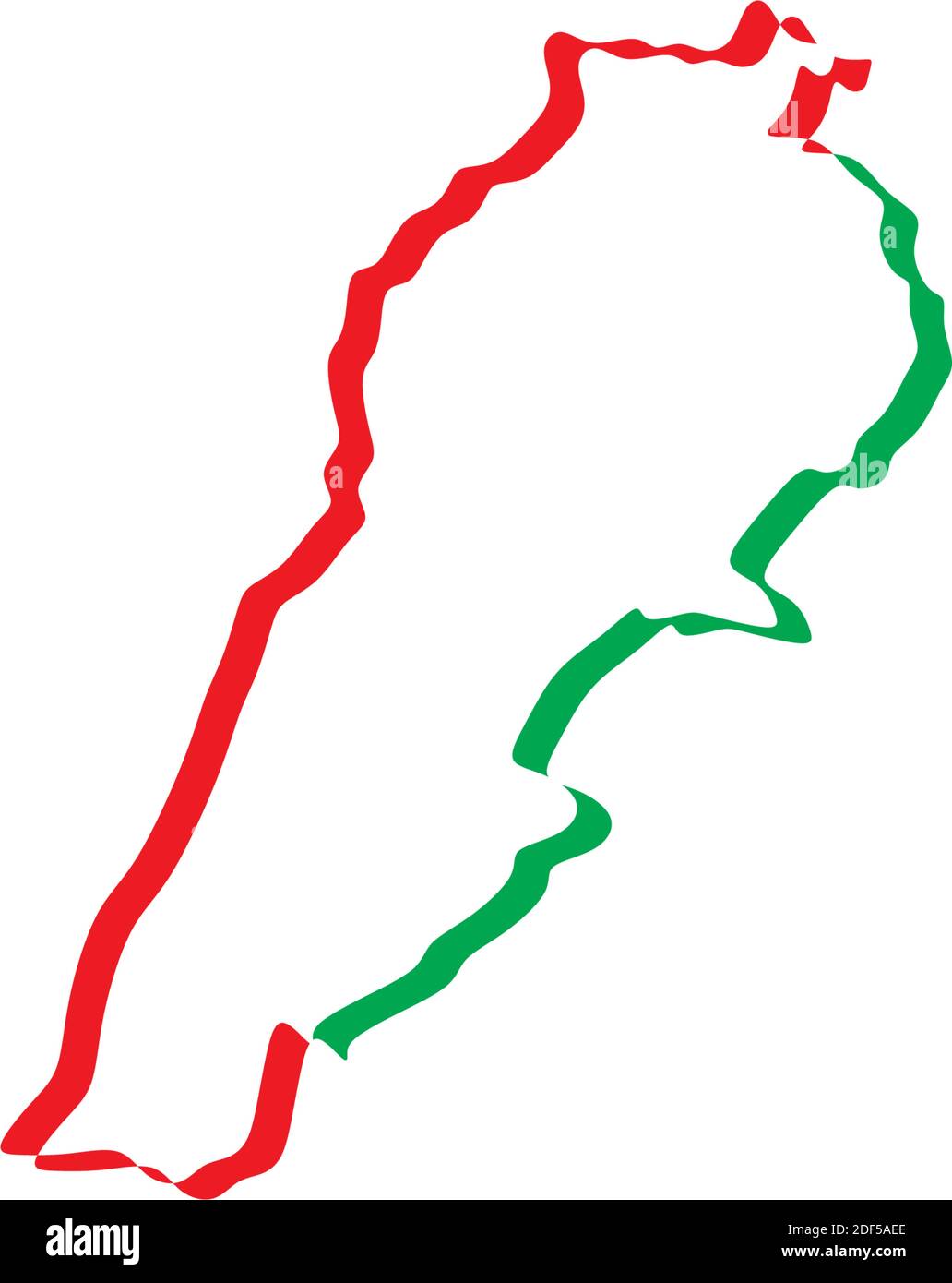 lebanon map icon vector symbol Stock Vector Image & Art - Alamy