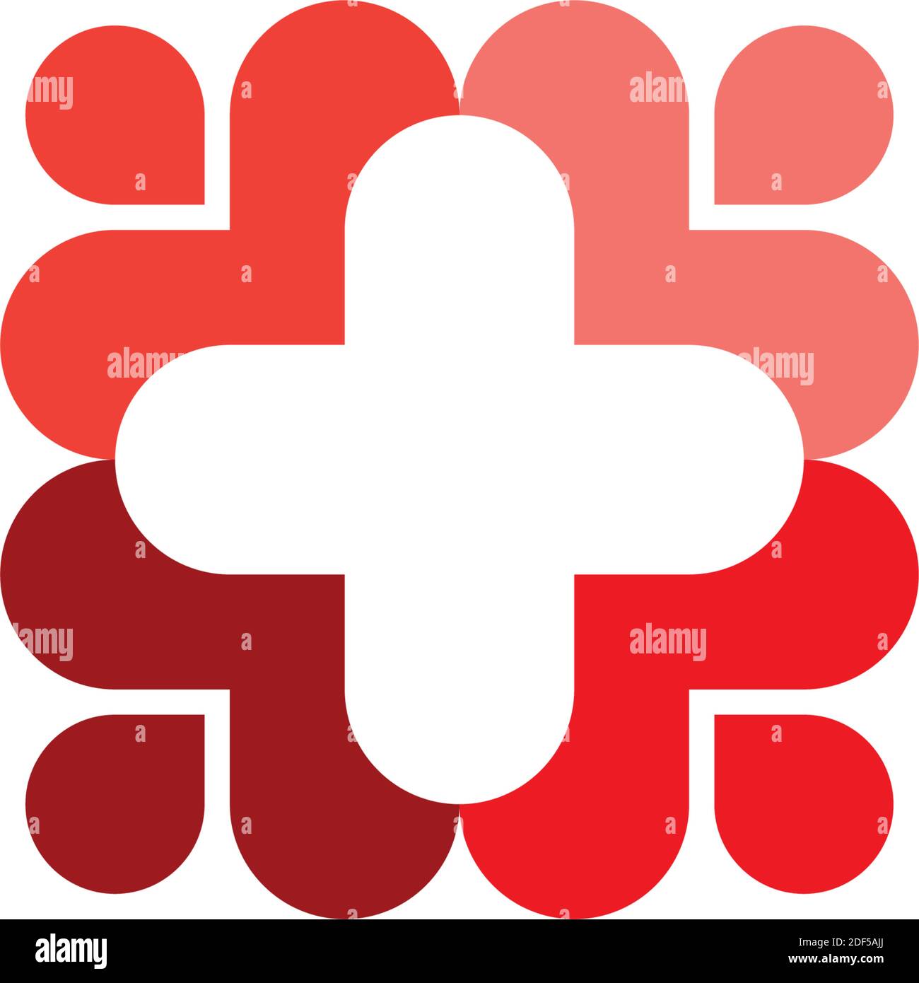 medical people care cross logo symbol Stock Vector Image & Art - Alamy