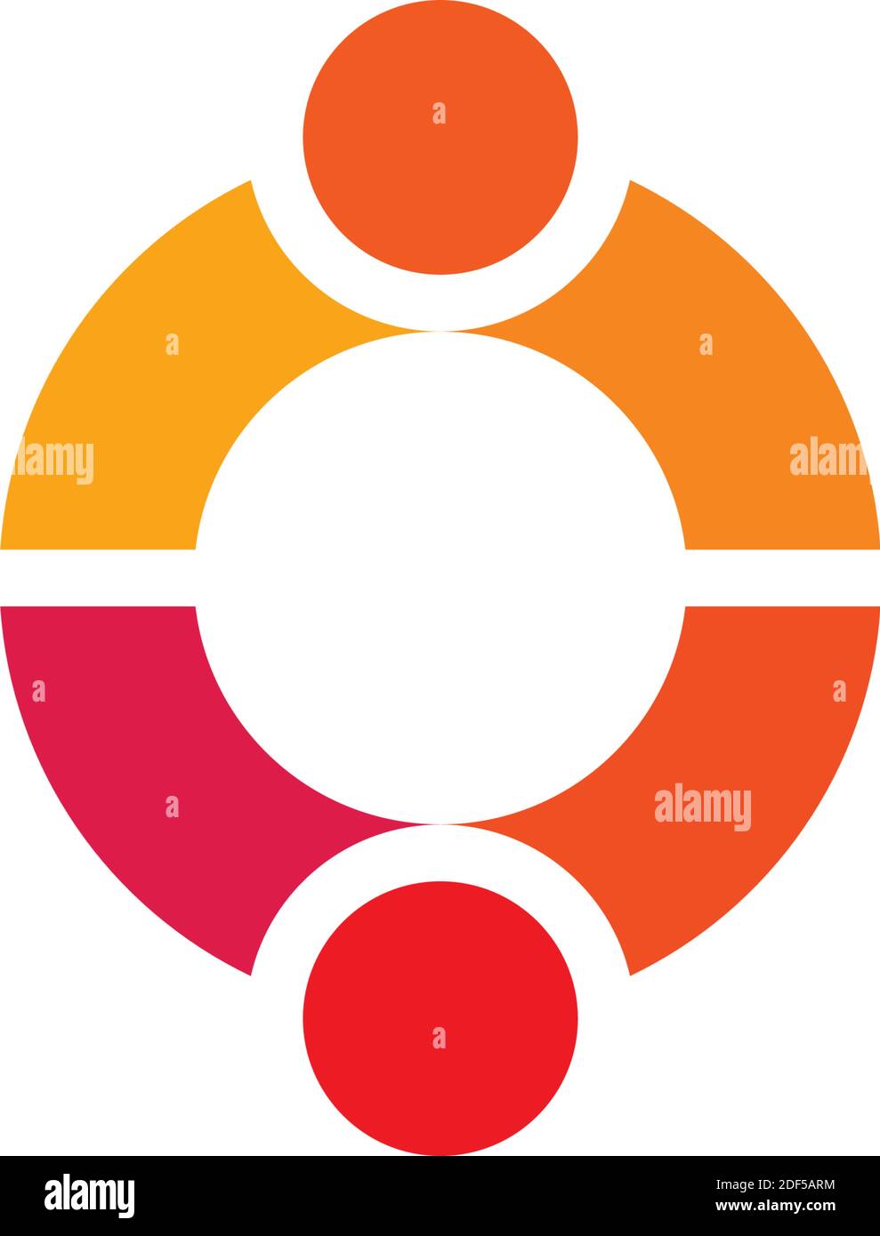 Partners collaboration Stock Vector Images - Alamy