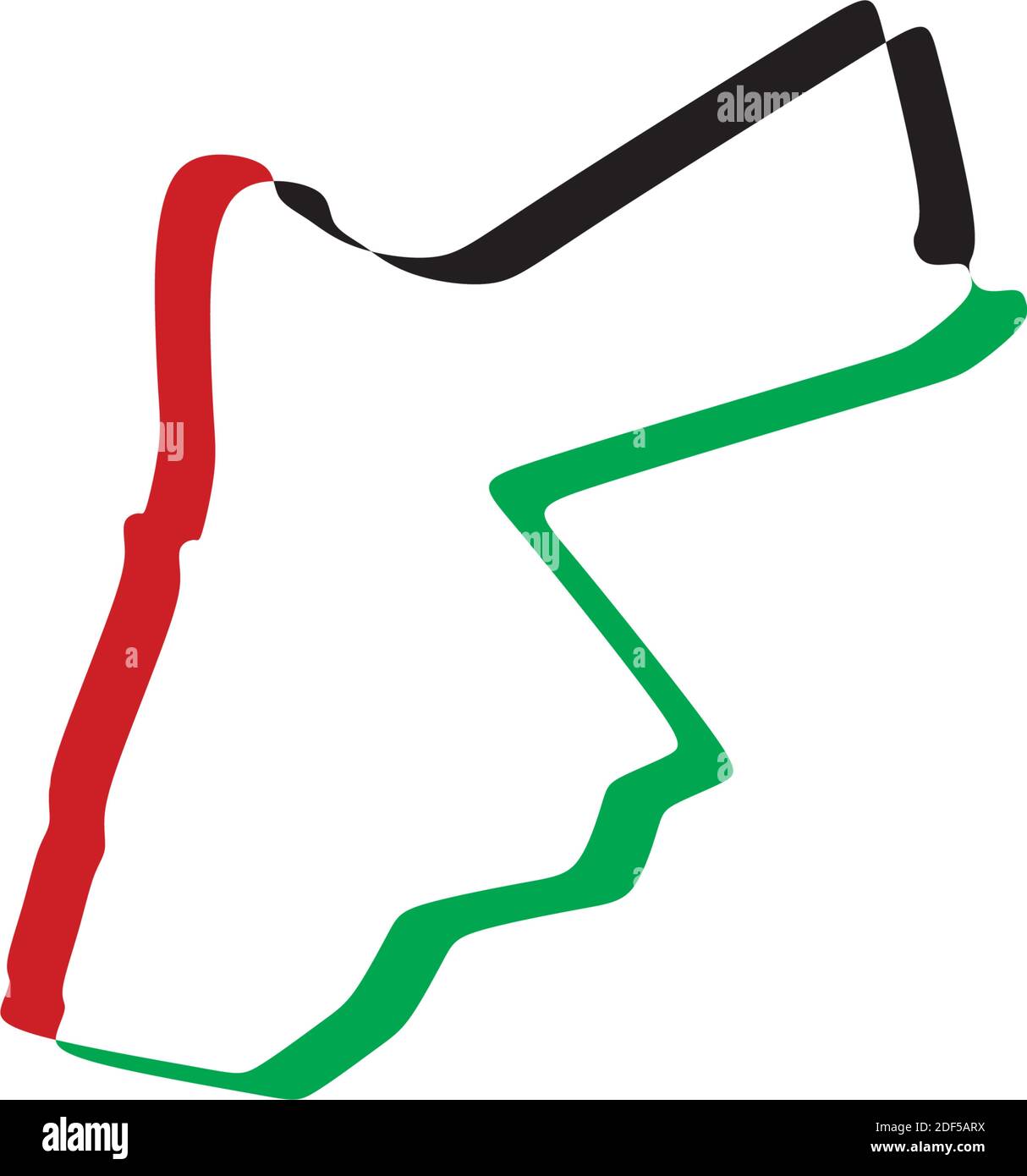 jordan map icon vector symbol Stock Vector Image & Art - Alamy