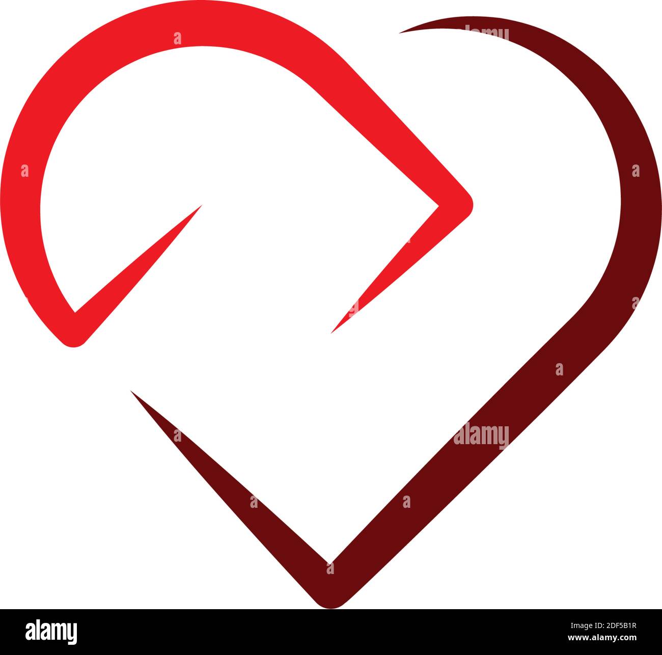 Heart sign symbol Stock Vector Images - Alamy