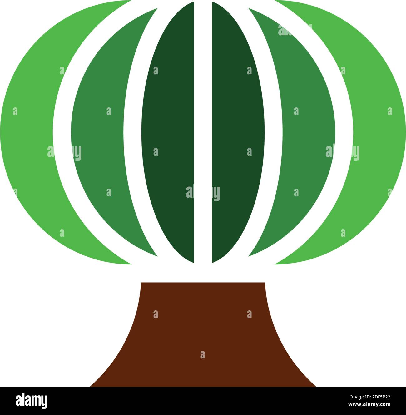 Tree plant eco geometric hi-res stock photography and images - Alamy