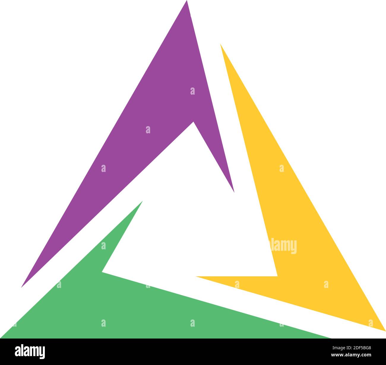 abstract logo triangle business tech symbol Stock Vector Image & Art ...