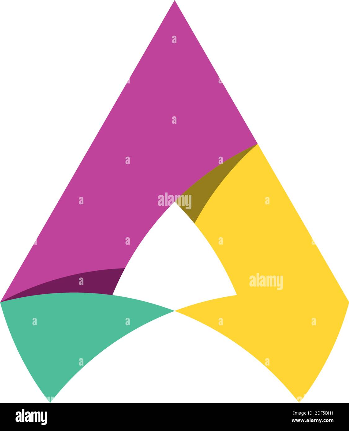 Abstract geometric logo hi-res stock photography and images - Alamy