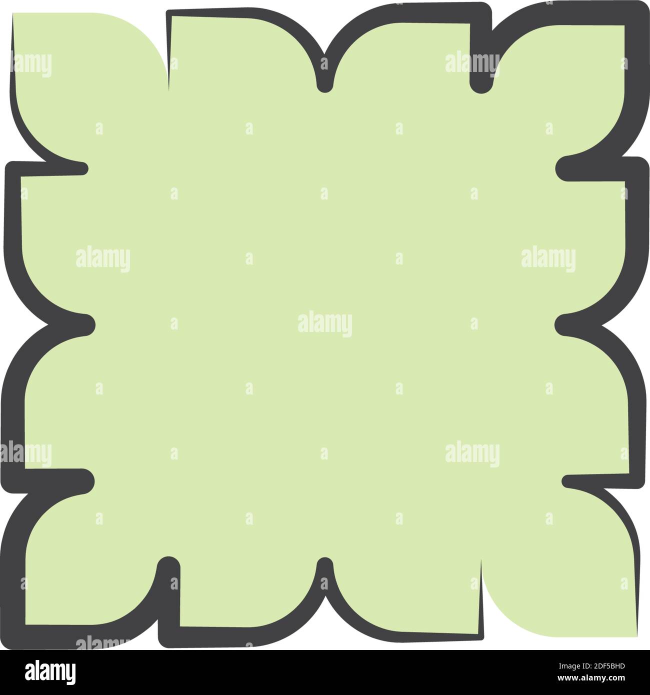 abstract geometric frame sticker vector design Stock Vector Image & Art ...