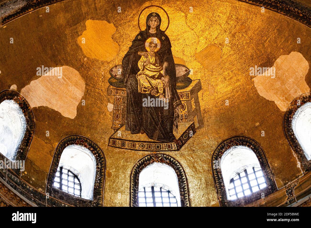 Istanbul / Turkey, September 03 2019: Virgin Mary and Jesus Christ ...
