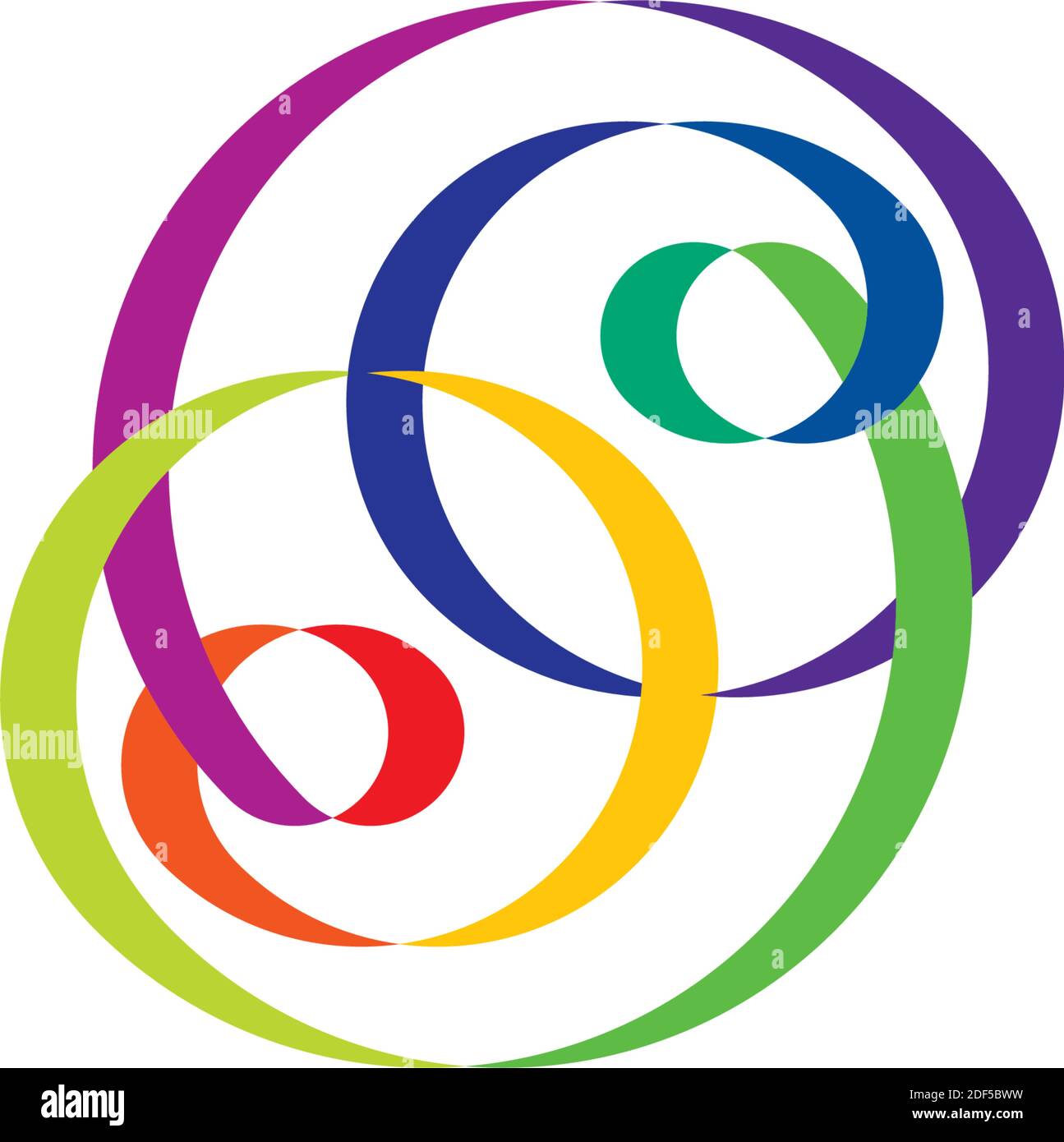 Abstract knot logo Stock Vector Images - Alamy