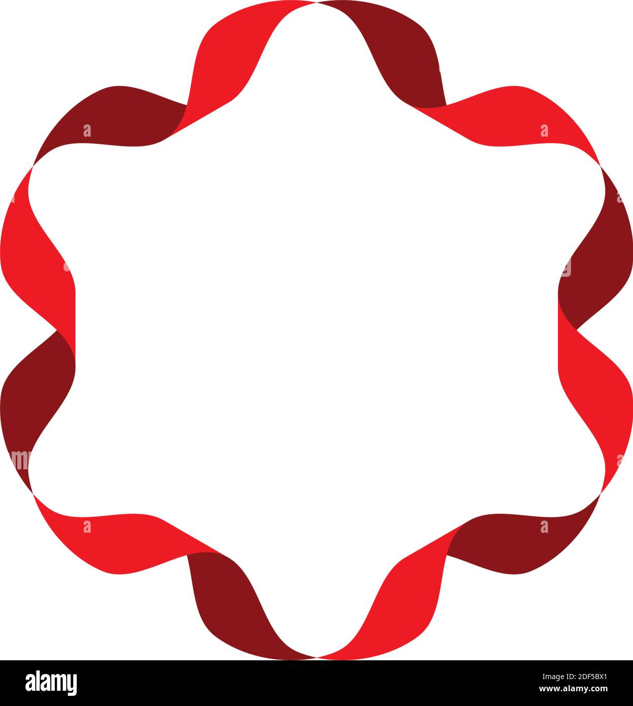 Brand red ribbon label Stock Vector Images - Alamy