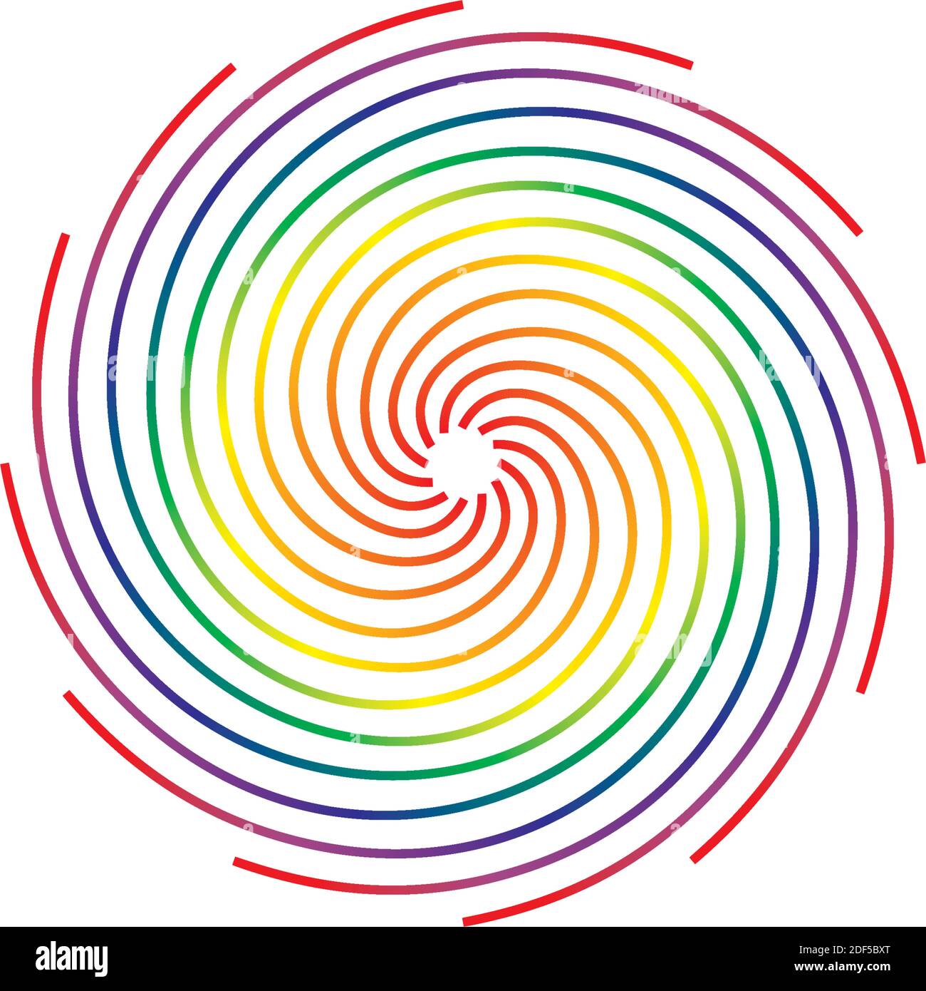 colorful circle blend rainbow icon abstract Stock Vector Image & Art ...