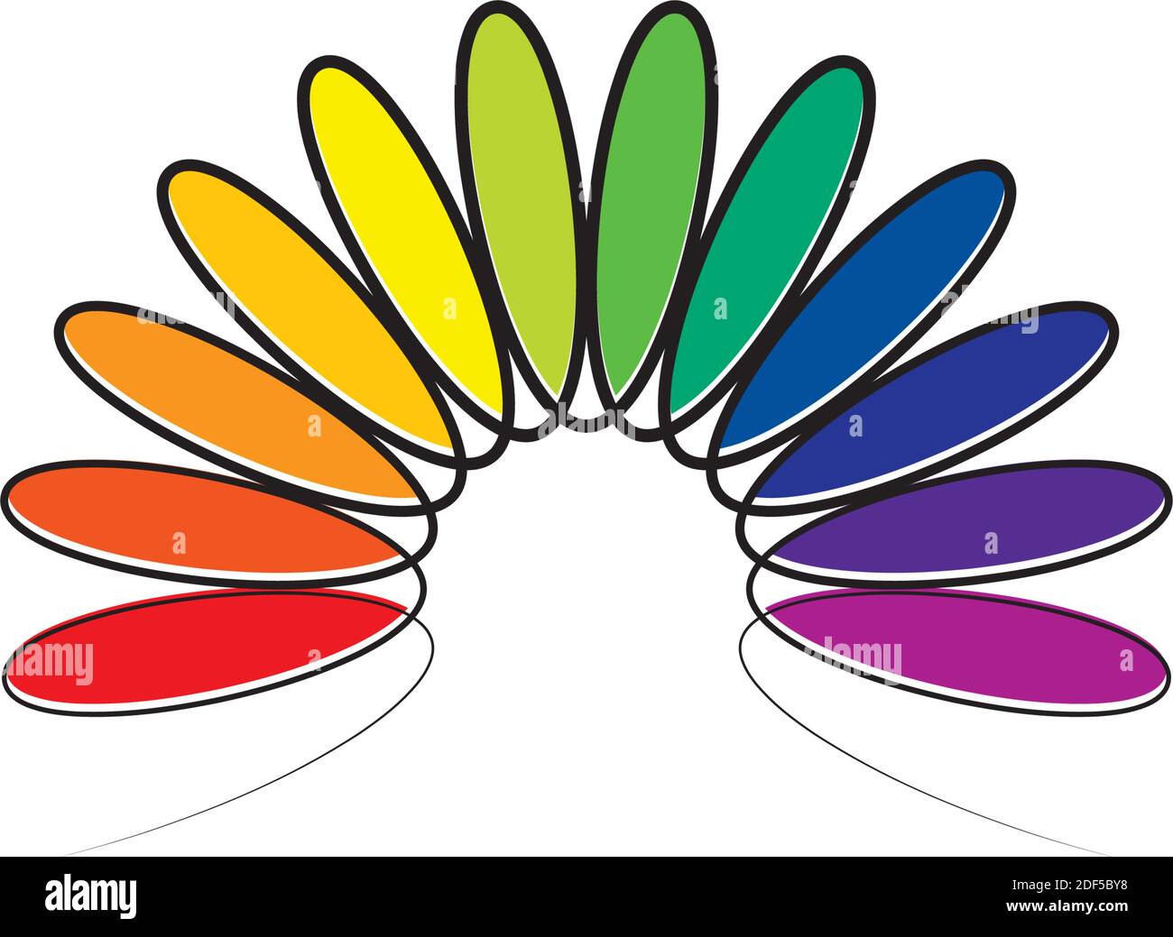 Spectrum wheel Stock Vector Images - Alamy