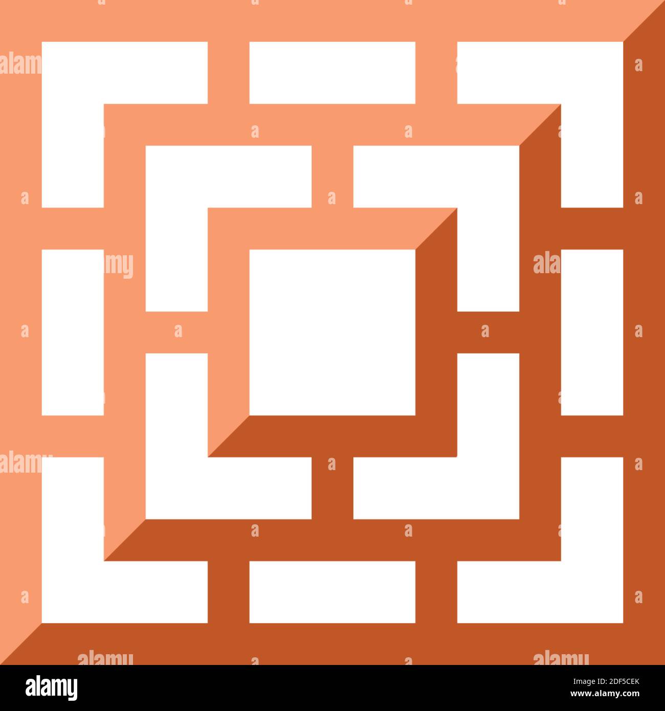 geometric tile block logo icon sign Stock Vector Image & Art - Alamy