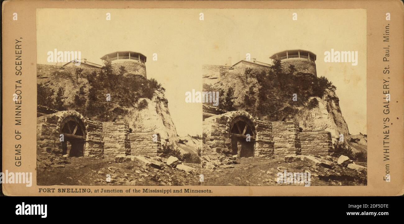 Fort Snelling, at junction of the Mississippi and Minnesota., still ...