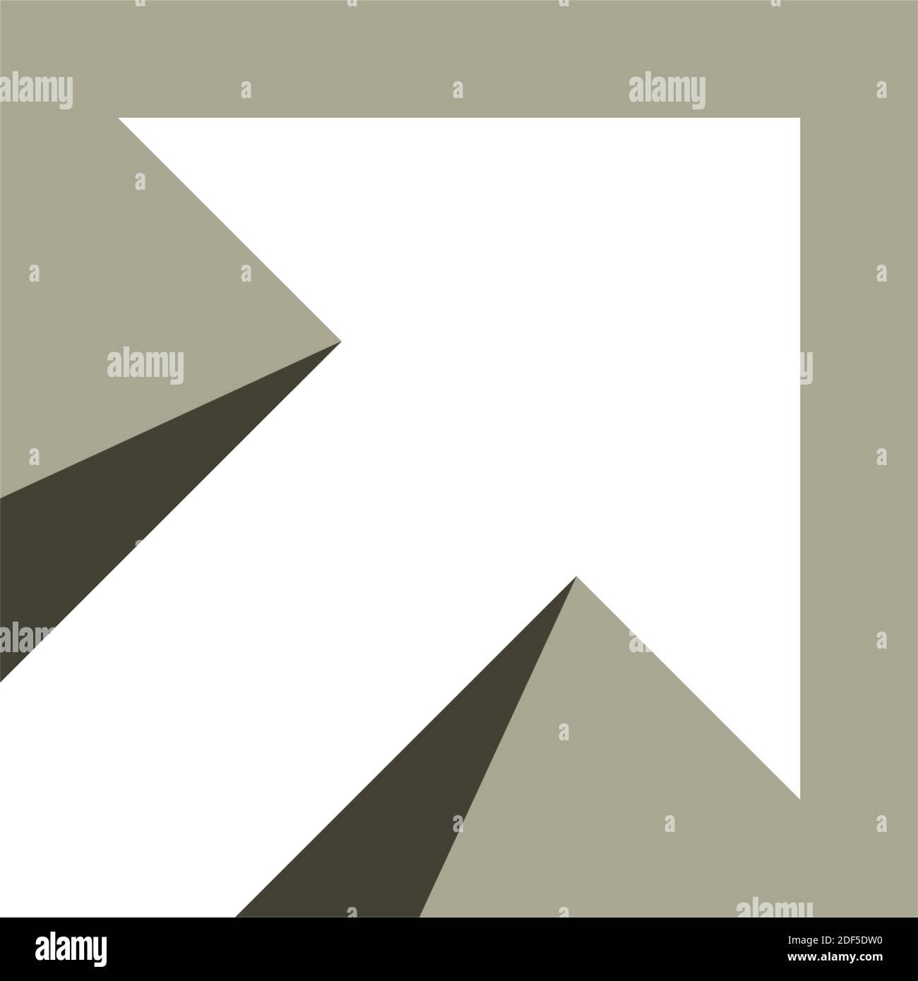 square arrow logo symbol icon vector Stock Vector Image & Art - Alamy