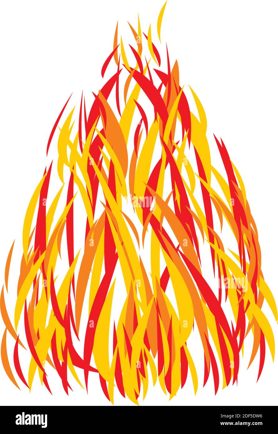stylized fire vector design illustration Stock Vector Image & Art - Alamy