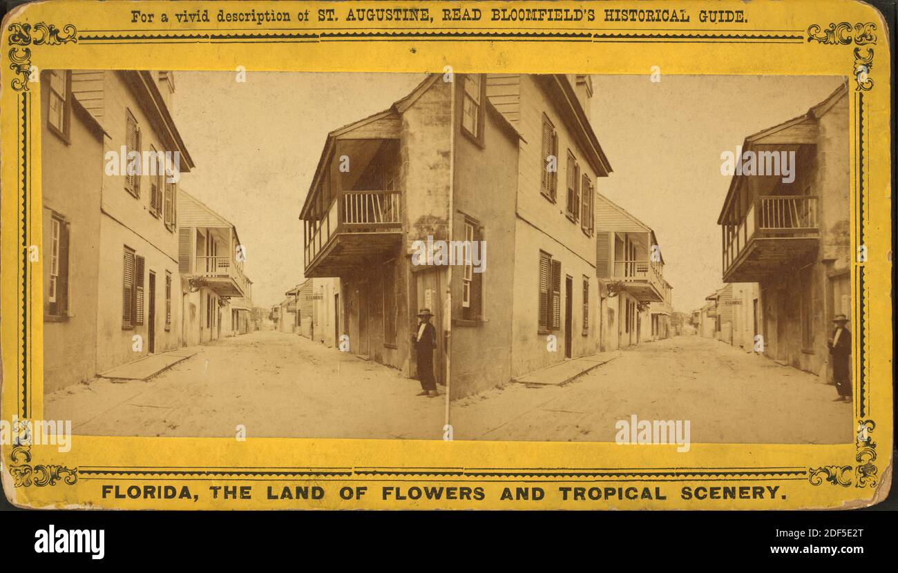 St. George St., St. Augustine, Florida., still image, Stereographs ...