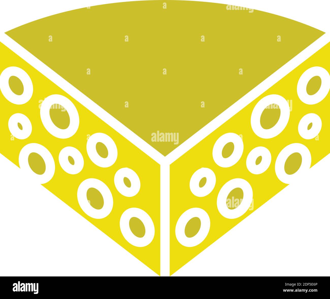 yellow cheese slice logo icon vector element Stock Vector Image & Art ...