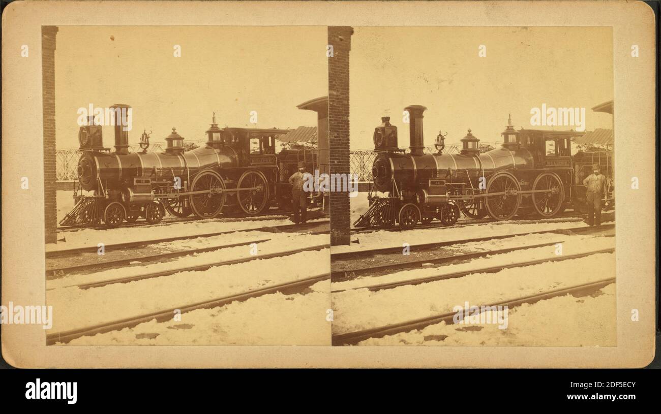 View of a train., still image, Stereographs, 1850 - 1930, Warner, Milan ...