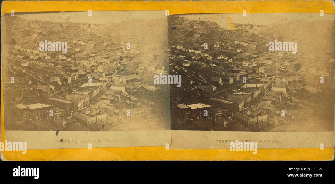 Central City, Colorado., still image, Stereographs, 1850 - 1930 Stock ...