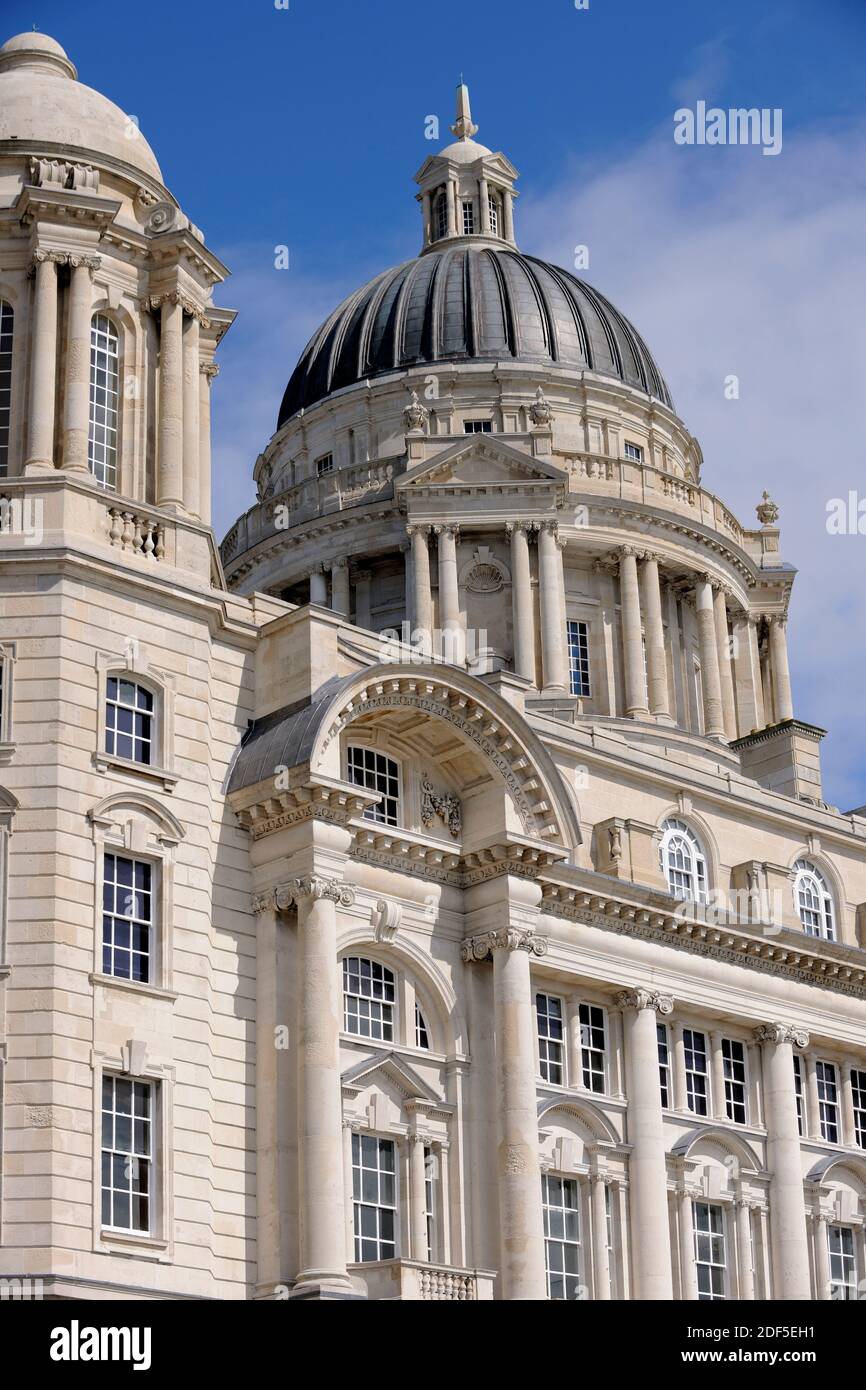 Liverpool, Three Graces, waterfront, Liver Building, Cunard Building ...