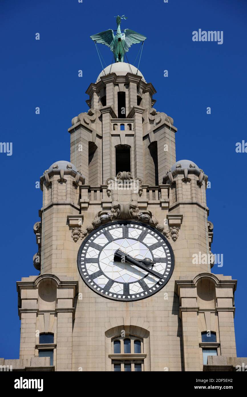 Liverpool, Three Graces, waterfront, Liver Building, Cunard Building ...