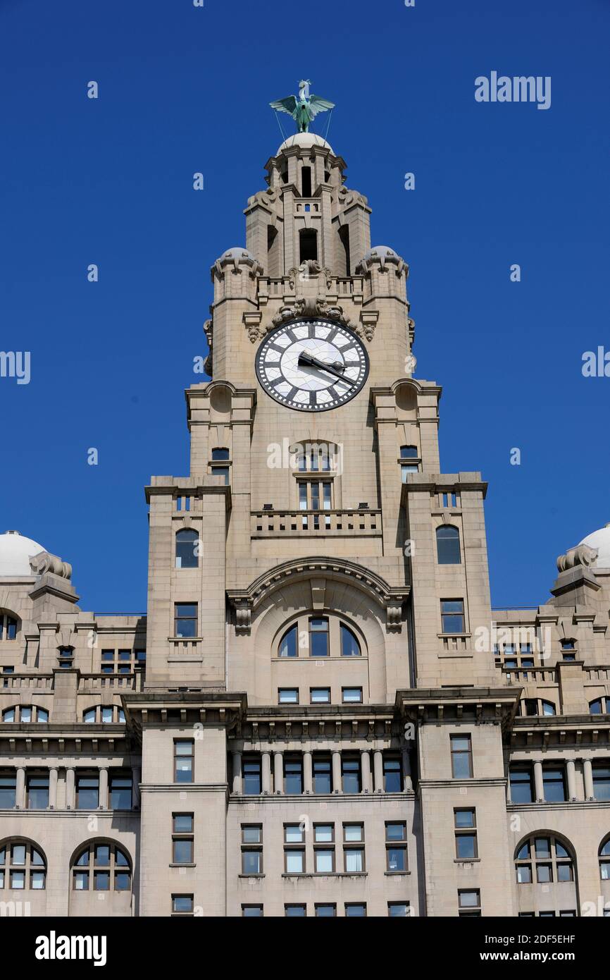 Liverpool, Three Graces, waterfront, Liver Building, Cunard Building ...