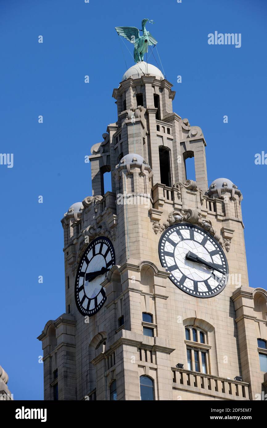 Liverpool, Three Graces, waterfront, Liver Building, Cunard Building ...