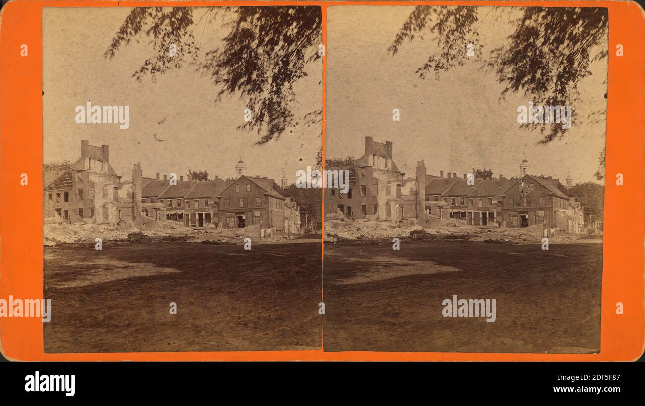 Ruins of July fire, 1885., still image, Stereographs, 1850 - 1930 ...