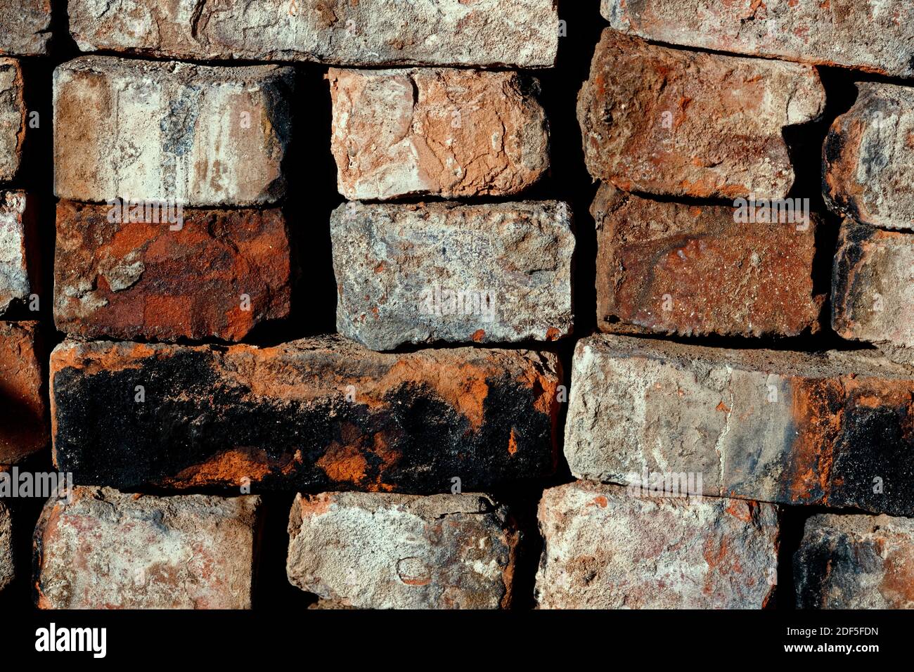 folded old red brick background. High quality photo Stock Photo - Alamy