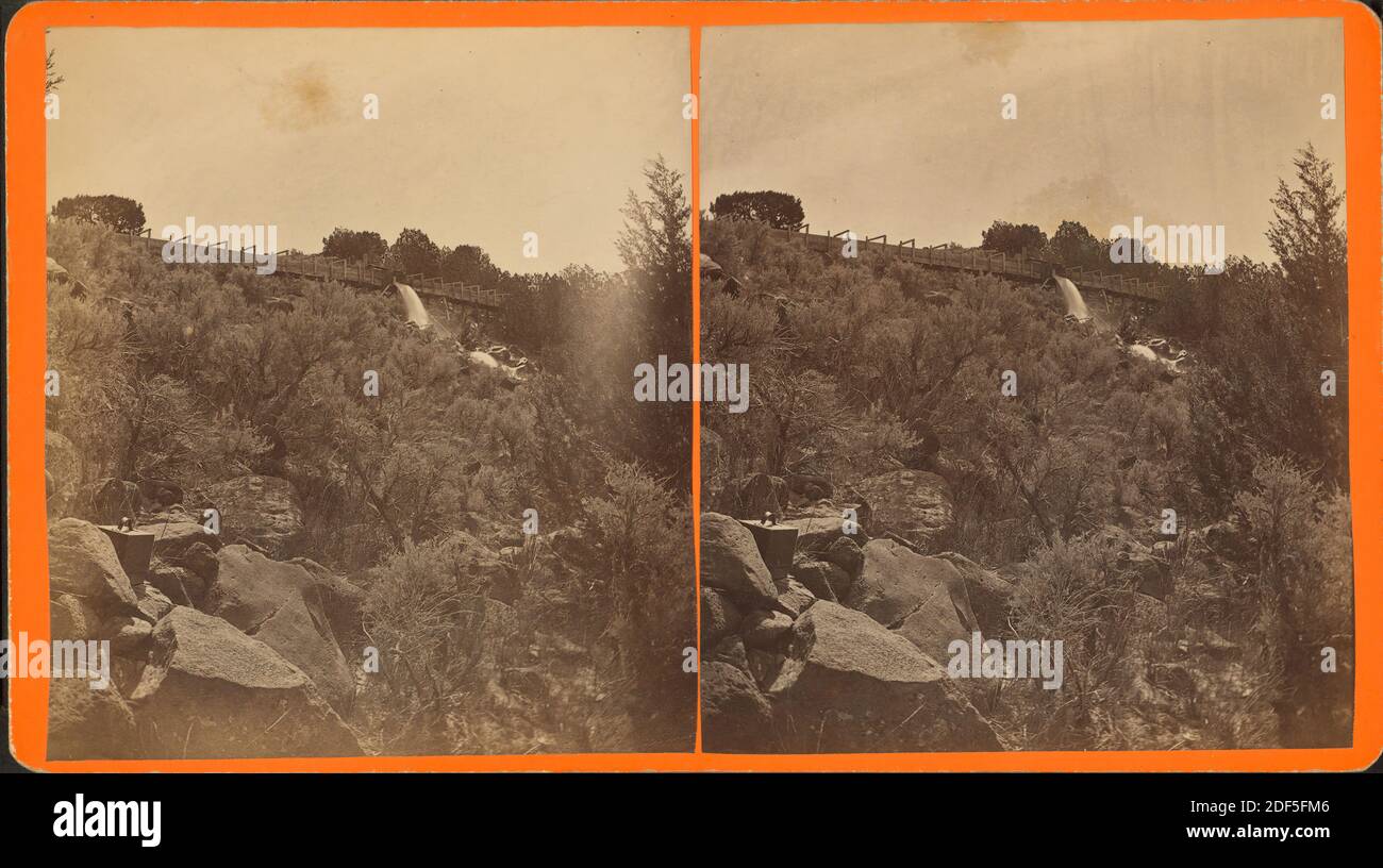 Flume across Rattlesnake Gulch., still image, Stereographs, 1850 - 1930 ...