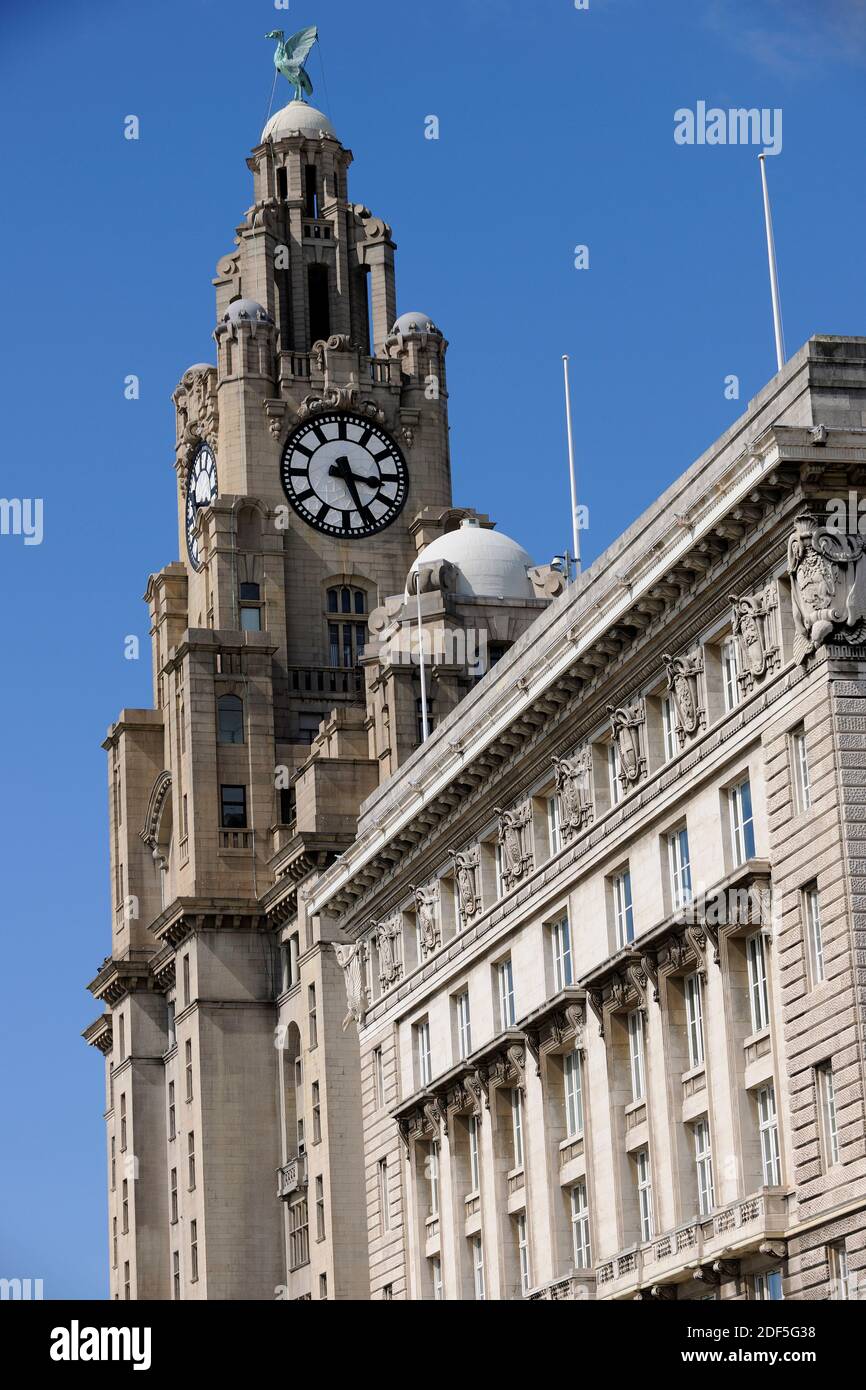 Liverpool, Three Graces, waterfront, Liver Building, Cunard Building ...