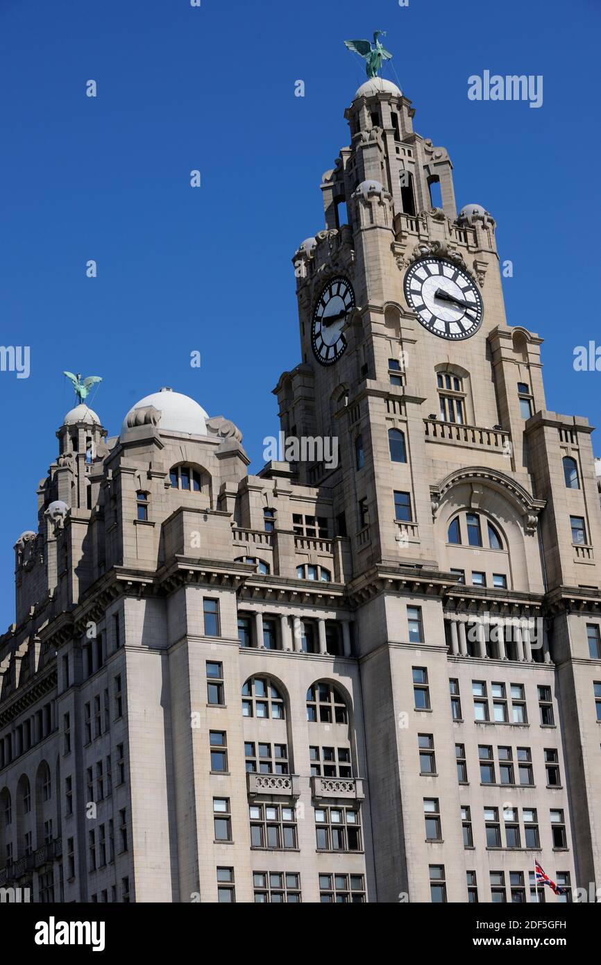 Liverpool, Three Graces, waterfront, Liver Building, Cunard Building ...