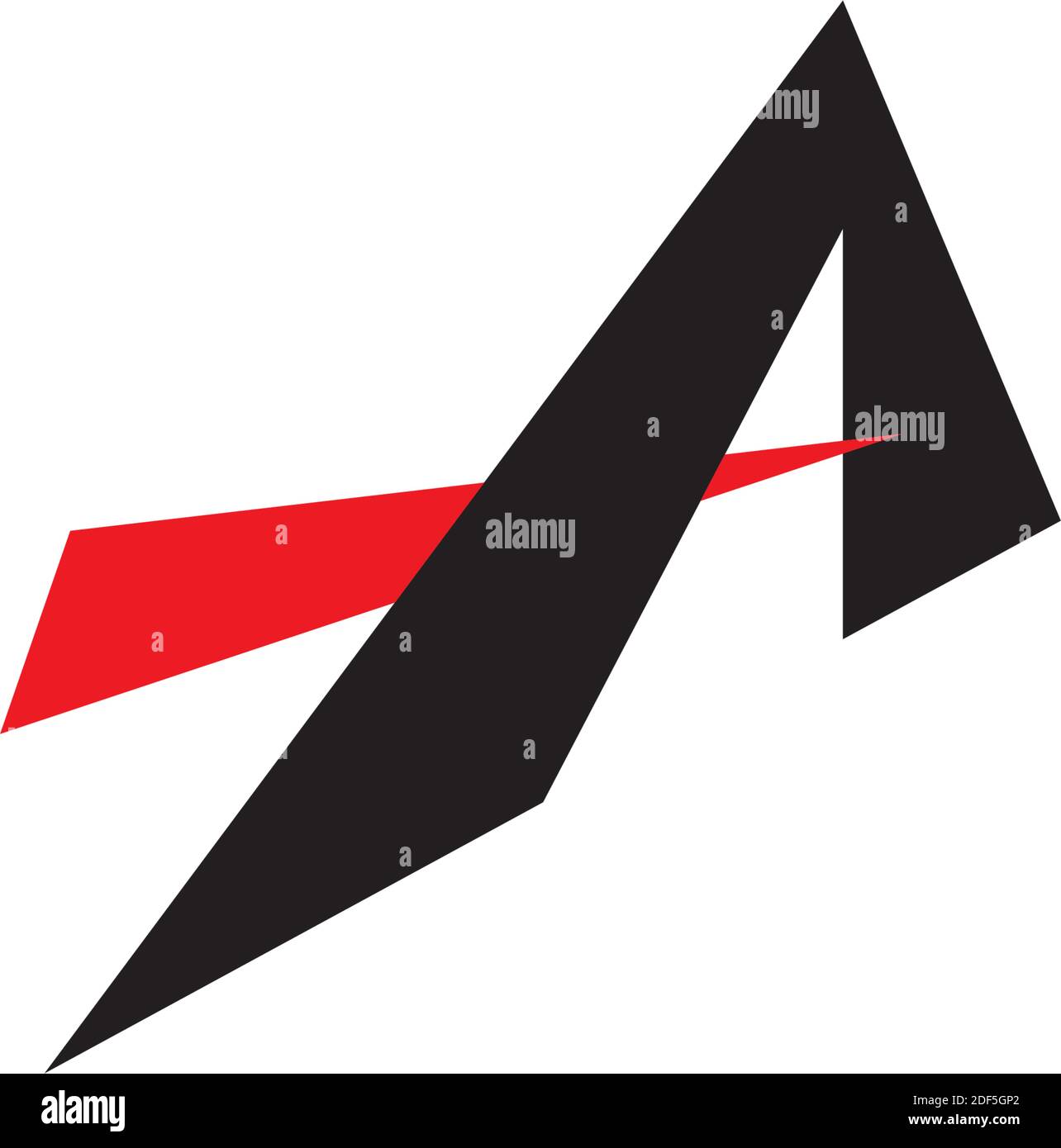 a logo letter red black icon logotype symbol Stock Vector Image & Art ...