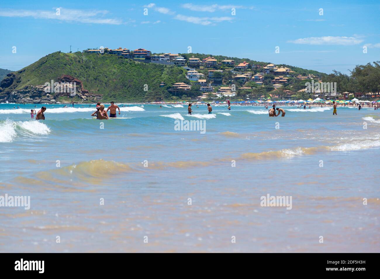 Buzios, Rio de Janeiro, Brazil – December 22, 2019: Praia da Geriba ...
