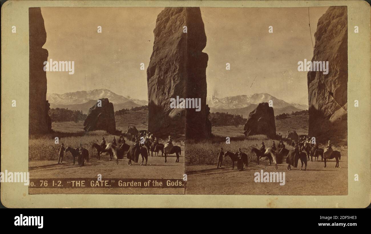 The Gate.' Garden of the Gods., still image, Stereographs, 1850 - 1930 ...