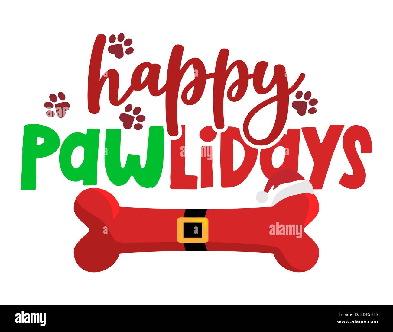 Happy puppy christmas Cut Out Stock Images & Pictures - Alamy
