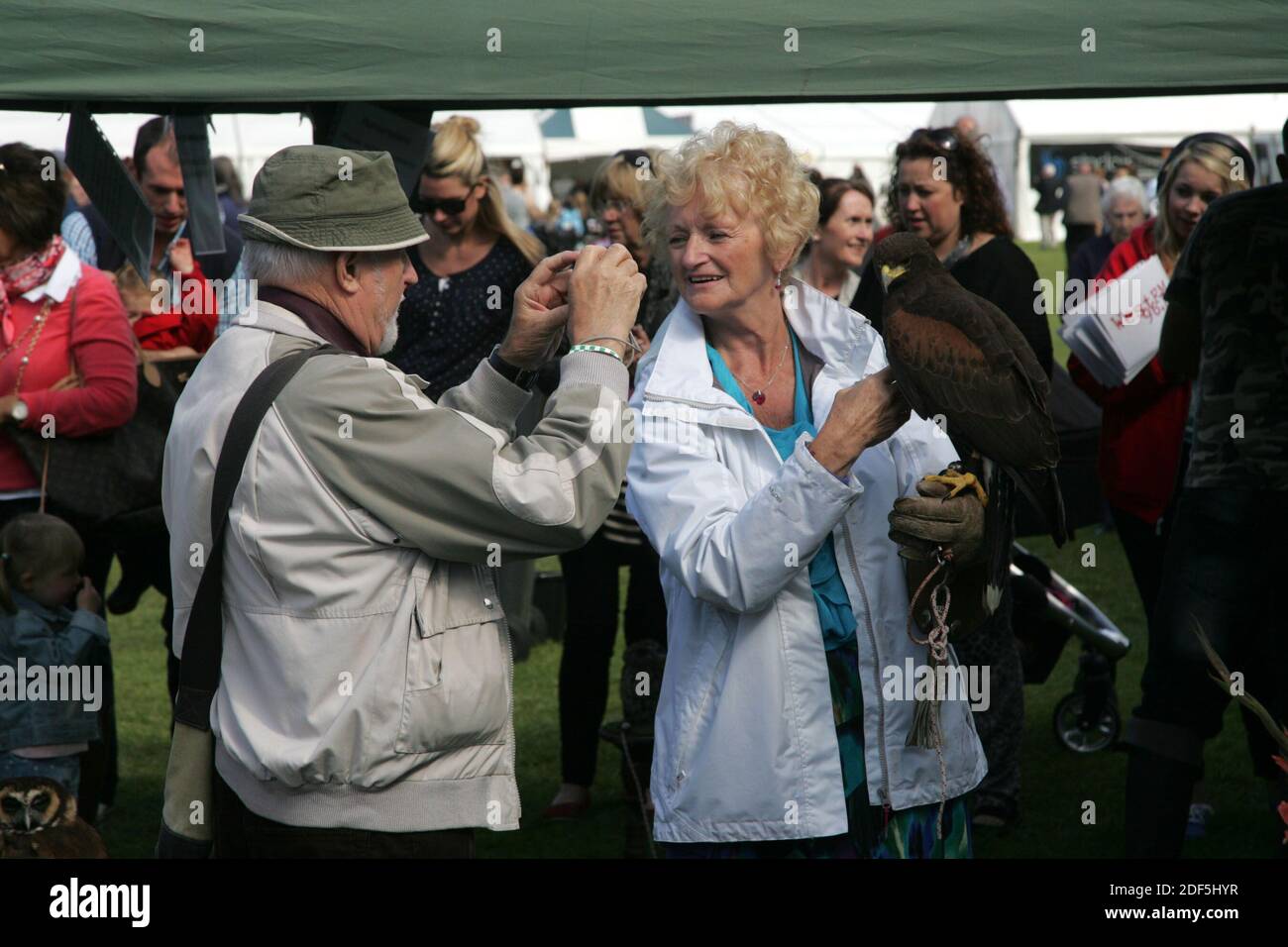 Ayr Flower Show 2014, Rozelle Park, Ayr, Ayrshire, Scotland UK. People ...