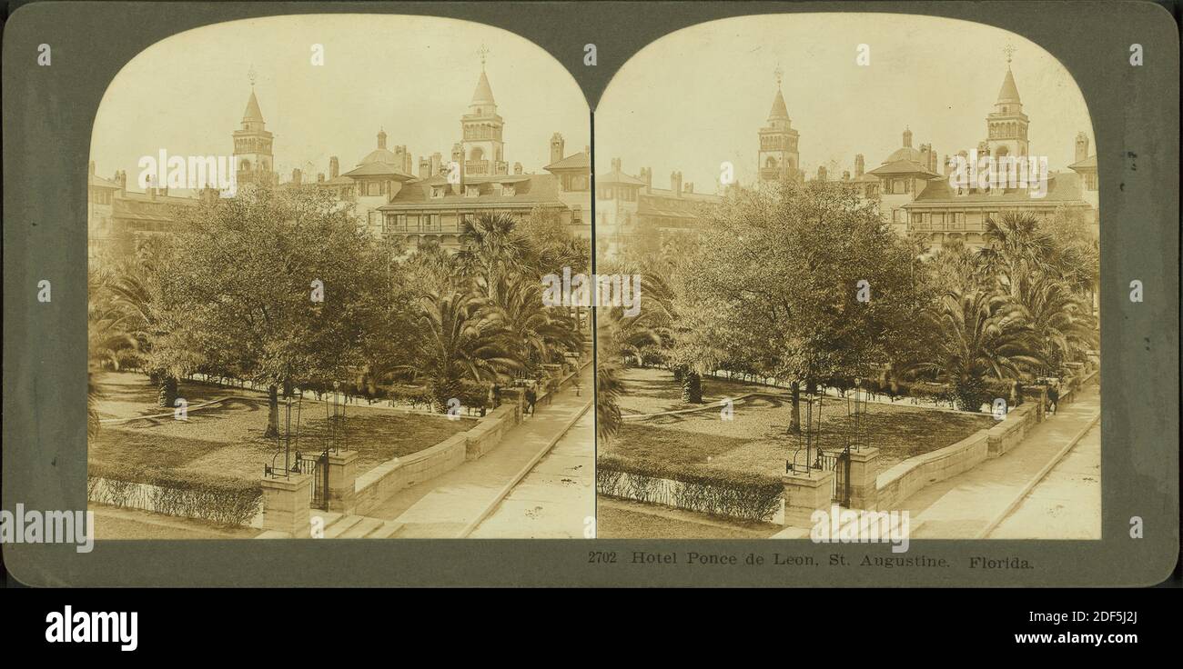 Hotel Ponce de Leon, St. Augustine, Florida., still image, Stereographs ...